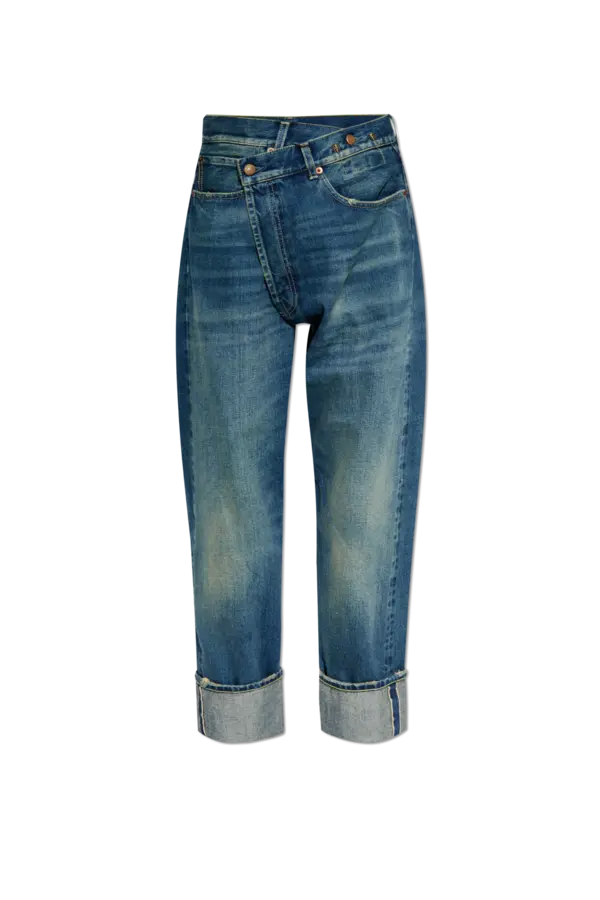 R13 Logo Jeans