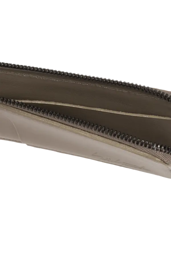 Yohji Yamamoto Card Case From The Discord Collection - Beige