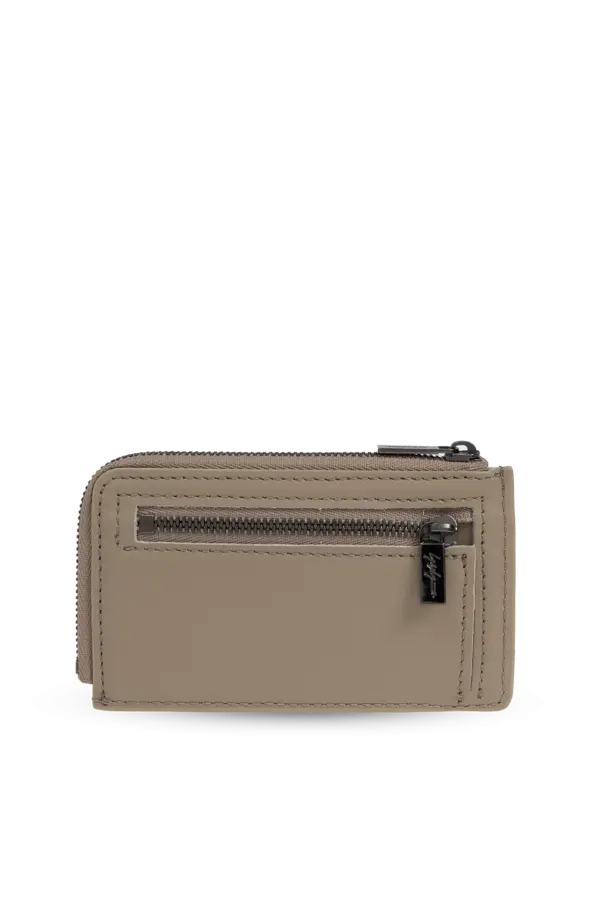 Yohji Yamamoto Card Case From The Discord Collection - Beige