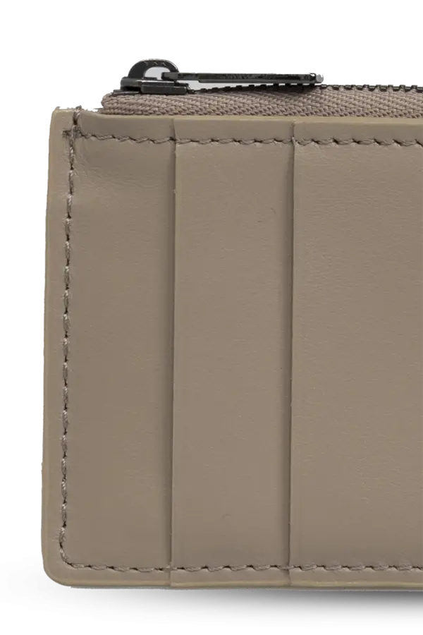 Yohji Yamamoto Card Case From The Discord Collection - Beige