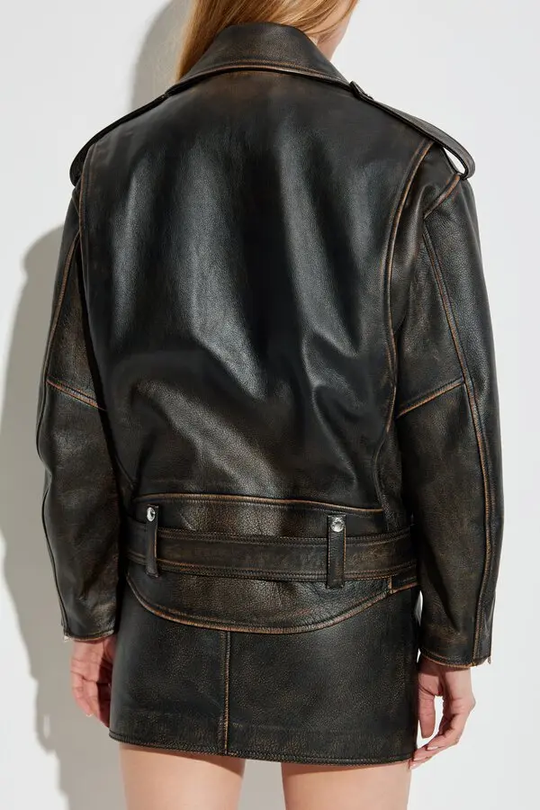 Alexander McQueen Leather Biker Jacket