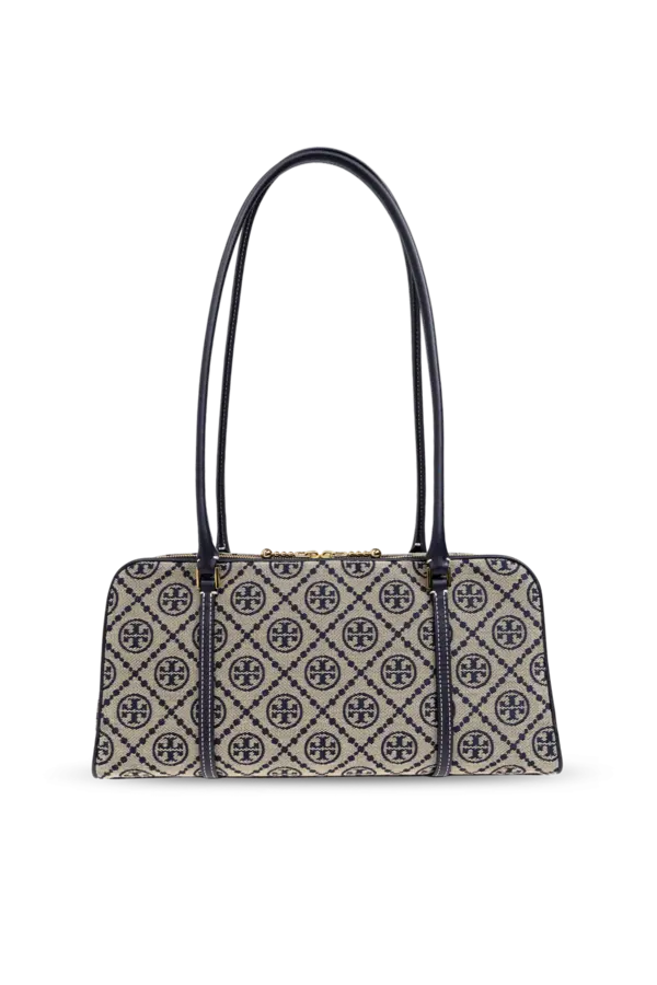 Tory Burch T Monogram Small Shoulder Bag - Beige