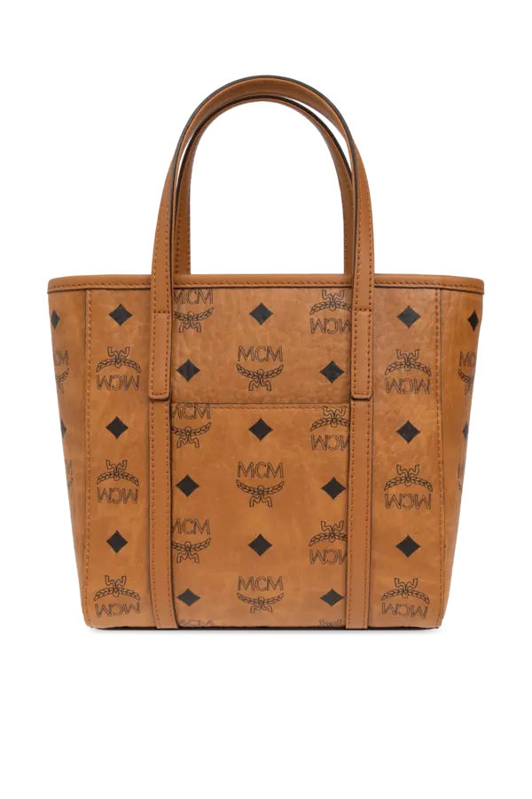 Mcm Monogram Handbag - Brown