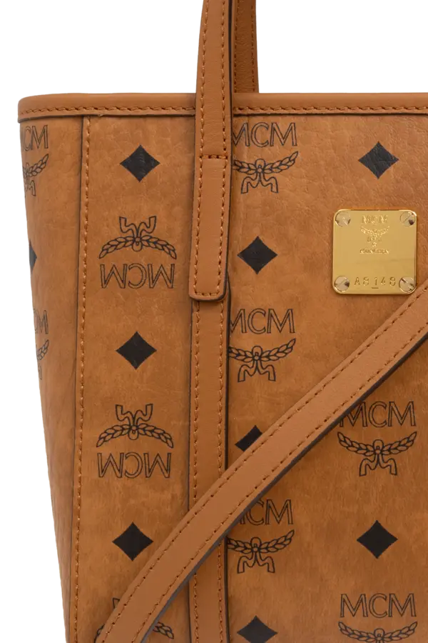 Mcm Monogram Handbag - Brown