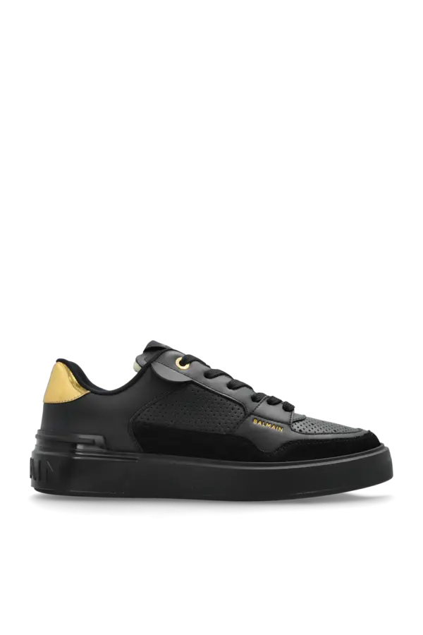 Balmain B-court Leather Sneakers