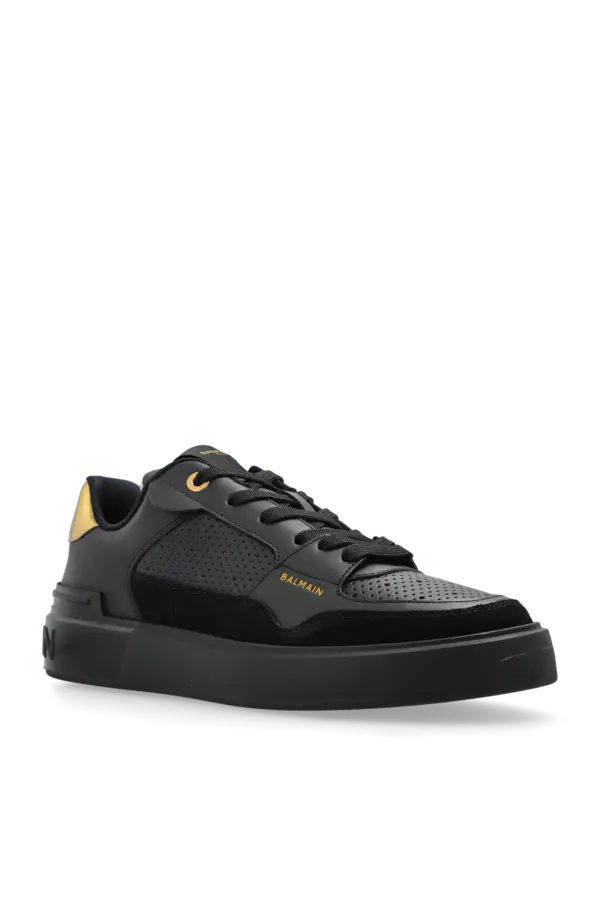 Balmain B-court Leather Sneakers