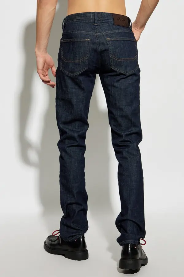 Brioni Jeans With Slightly Tapered Legs