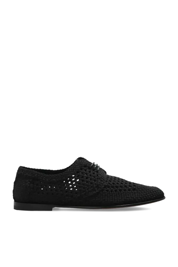 Dolce & Gabbana Woven Leather Shoes