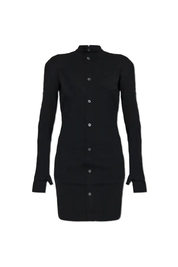 Issey Miyake Long Sleeve Mini Dress