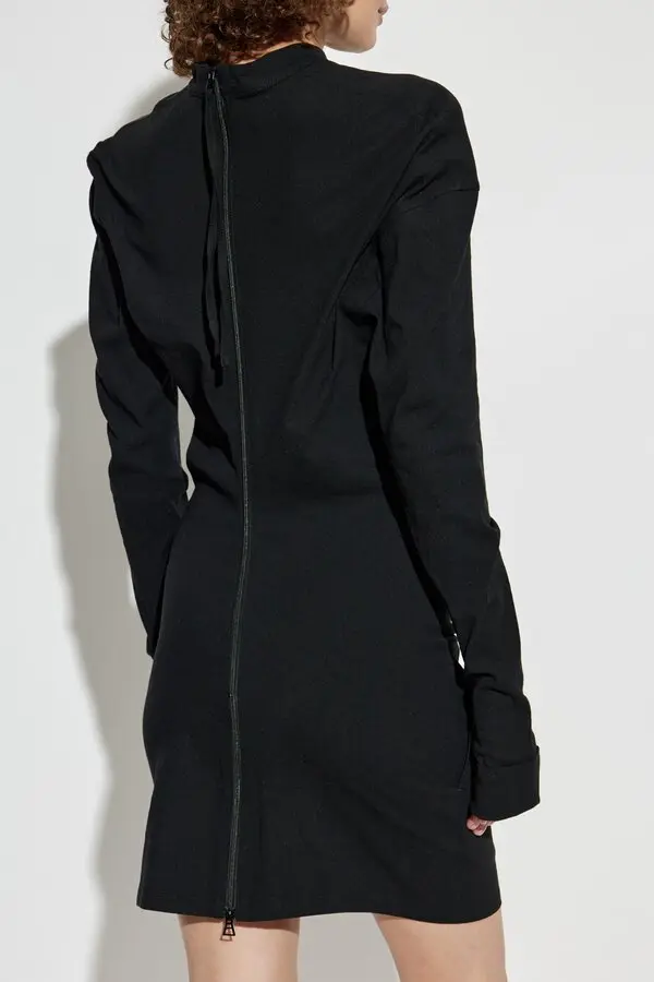 Issey Miyake Long Sleeve Mini Dress