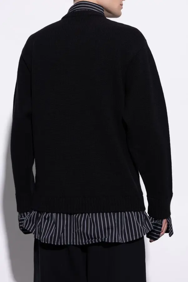 Balenciaga V-neck Wool Sweater