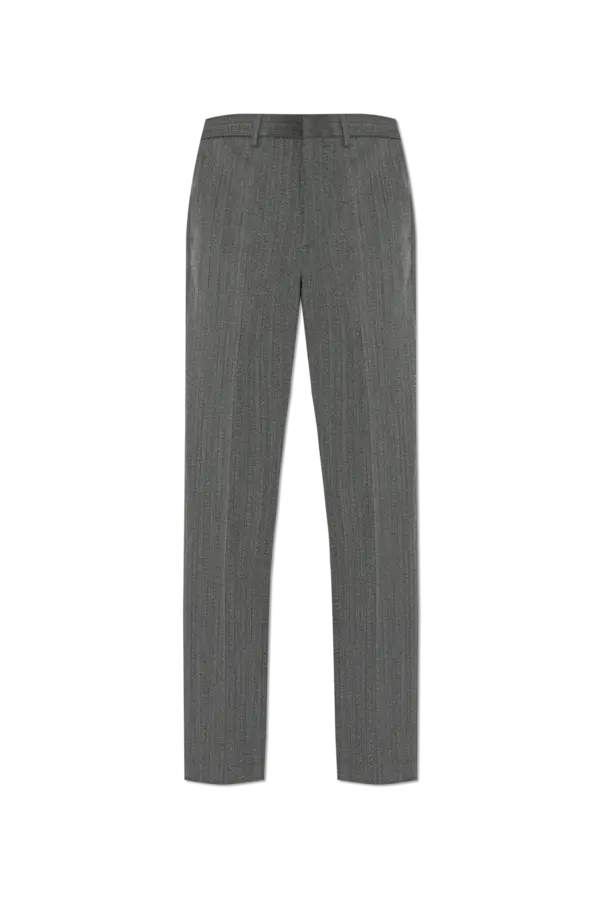 TOD’S Creased Pinstripe Trousers