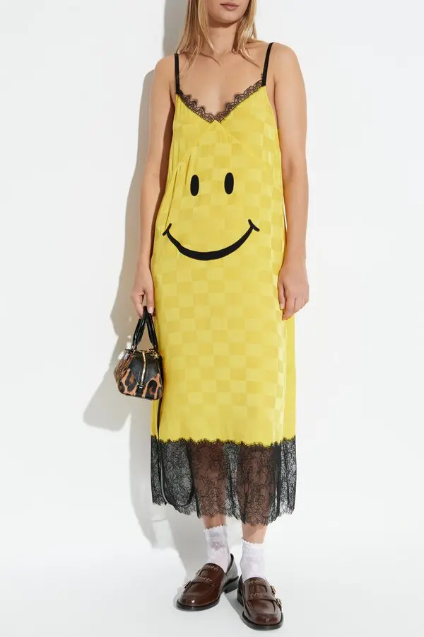 Moschino Strappy Midi Dress