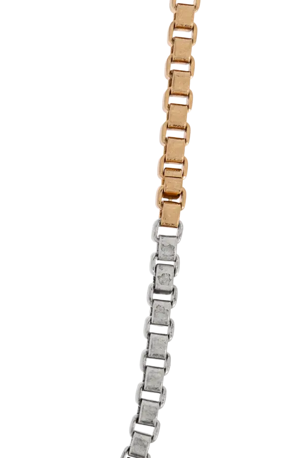 ALLSAINTS Brass Dual-tone Necklace - Silver
