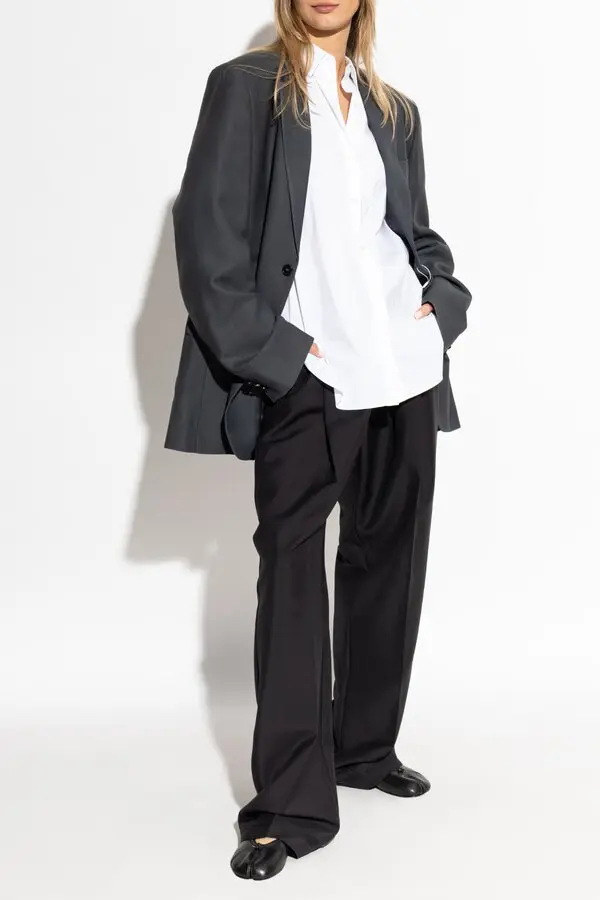 MAISON MARGIELA Creased Trousers - Black