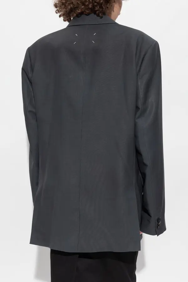 MAISON MARGIELA Wool Blazer - Grey