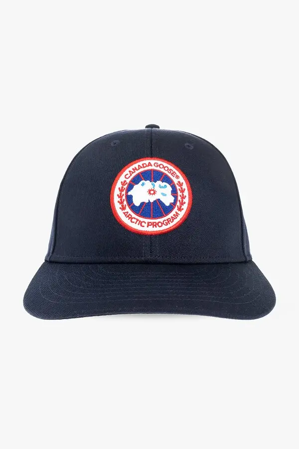 Canada Goose Logo Patch Baseball Cap - Navy Blue