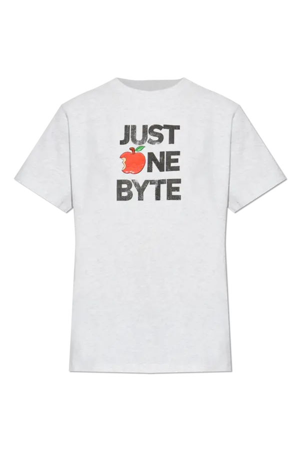 Coperni X Disney "just One Byte" T-shirt - Grey