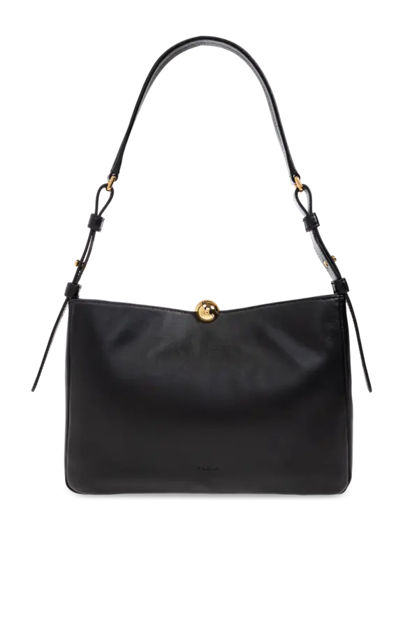 Furla Sfera Soft Medium Shoulder Bag - Black