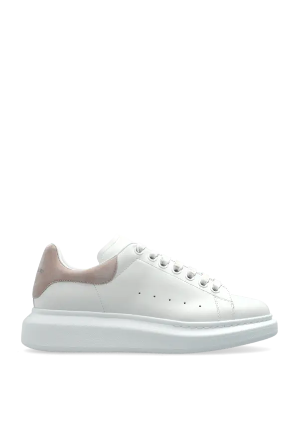 Alexander McQueen Leather Sneakers - White