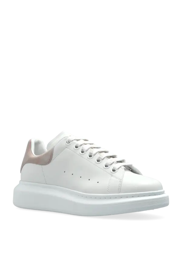 Alexander McQueen Leather Sneakers - White
