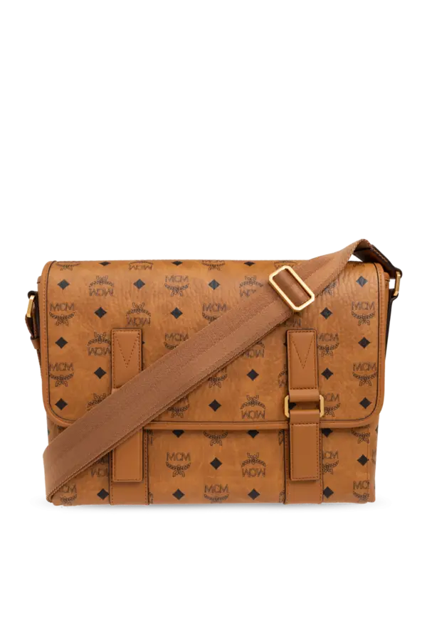 Mcm Monogram Bag - Brown