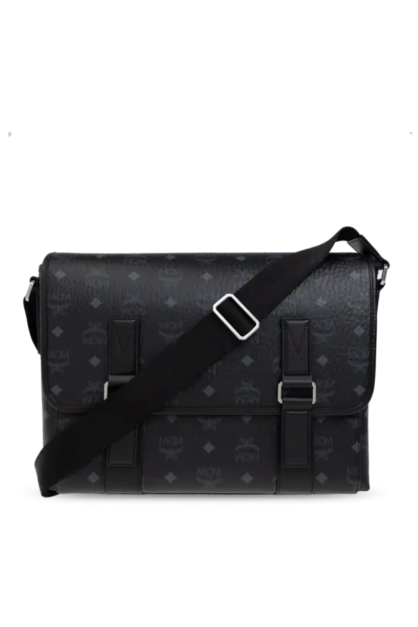 Mcm Monogram Bag - Black