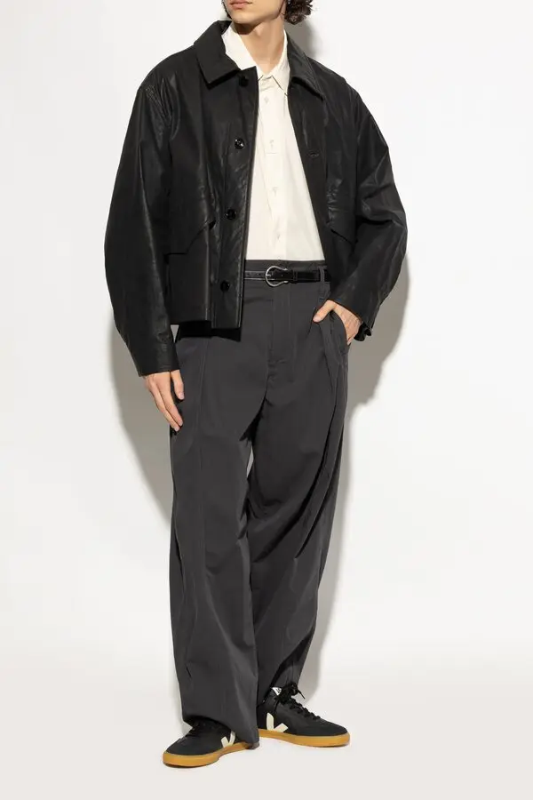 VEJA Volley O.t. Leather Sneakers - Black