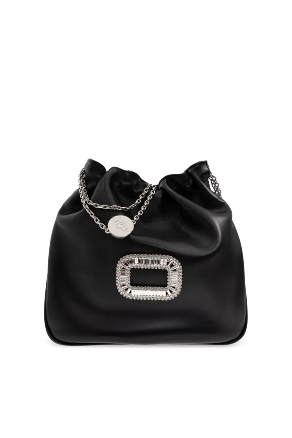 ROGER VIVIER Pilgrim Mini Shoulder Bag - Black