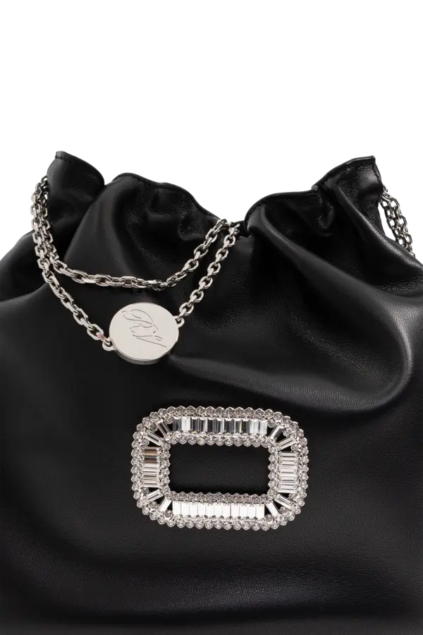 ROGER VIVIER Pilgrim Mini Shoulder Bag - Black