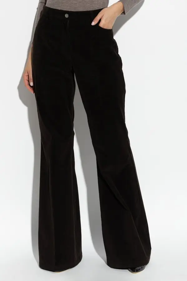 FERRAGAMO Corduroy Trousers - Brown