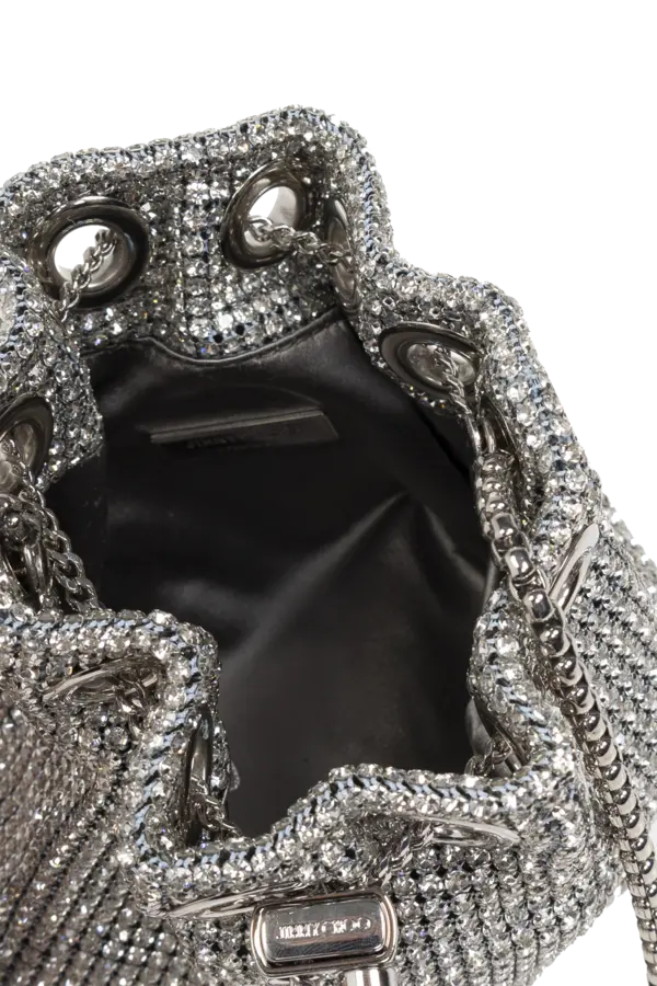 JIMMY CHOO Bon Bon Bucket Bag - Silver