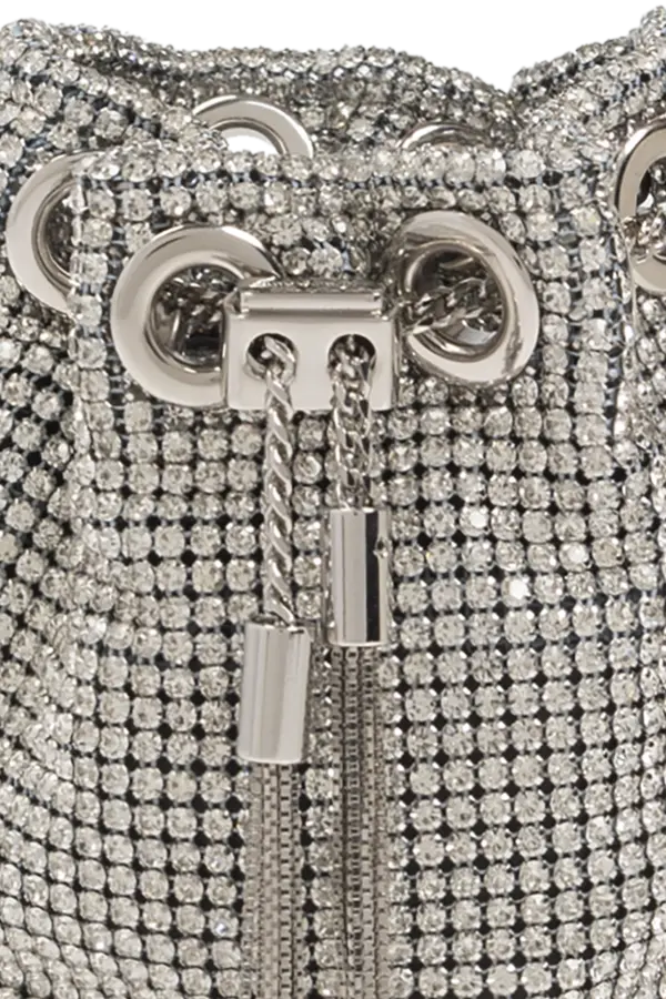 JIMMY CHOO Bon Bon Bucket Bag - Silver