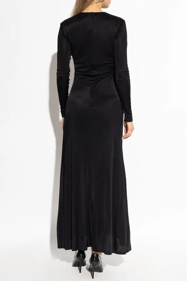 Tory Burch Ankle-Length Dress With Decorative Appliqu In Black - 60% Off |  Editorialist