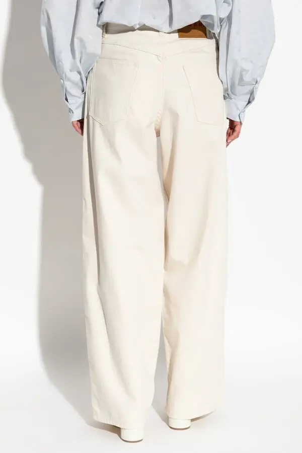 Marni Trousers With Embroidered Pattern