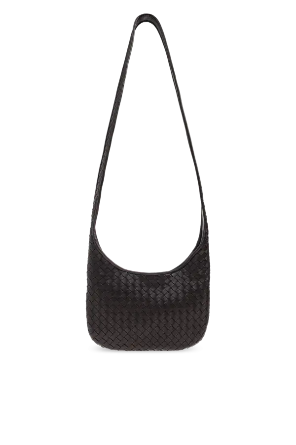 Bottega Veneta Shoulder Bag With Woven Design - Brown