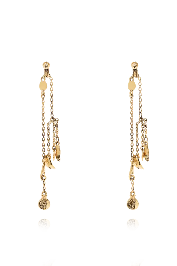 LEMAIRE Brass Charm Earrings