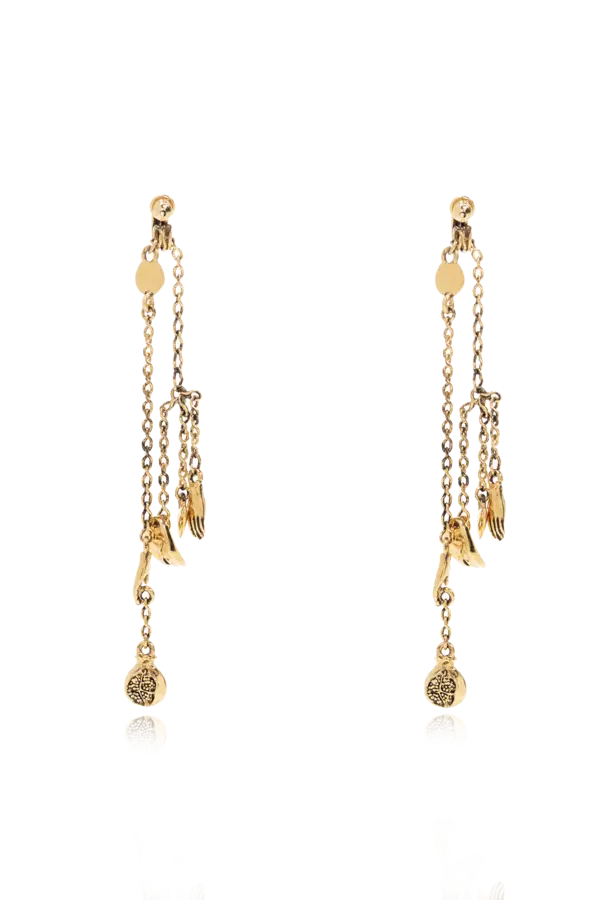 LEMAIRE Brass Charm Earrings