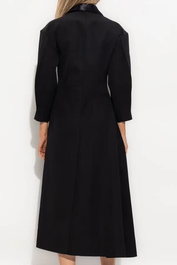 JIL SANDER Wool Midi Dress