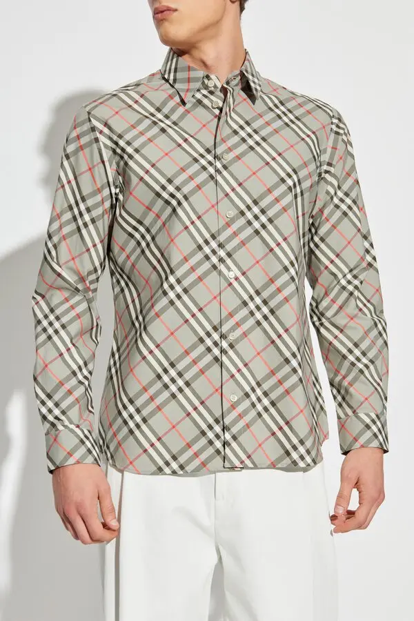Burberry Checked Pattern Shirt