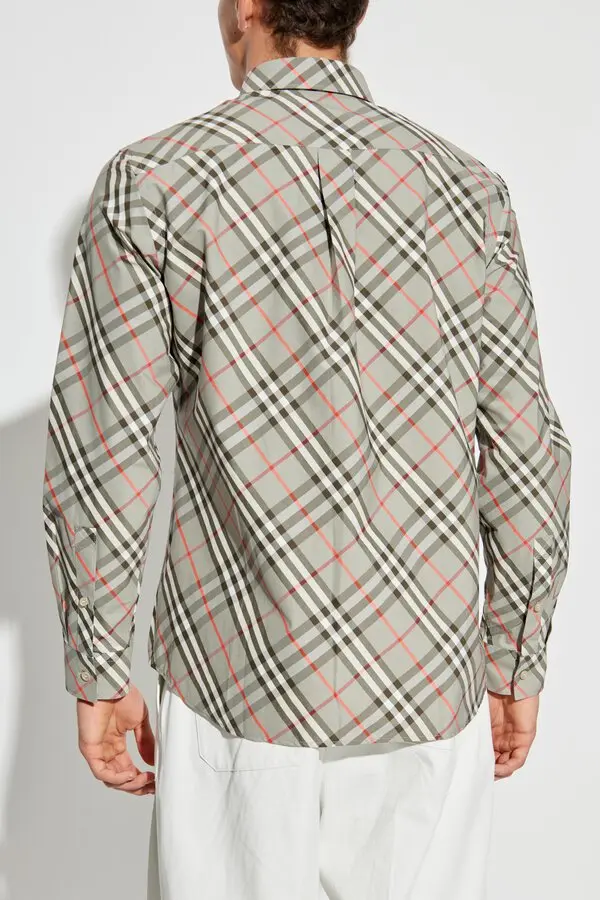 Burberry Checked Pattern Shirt