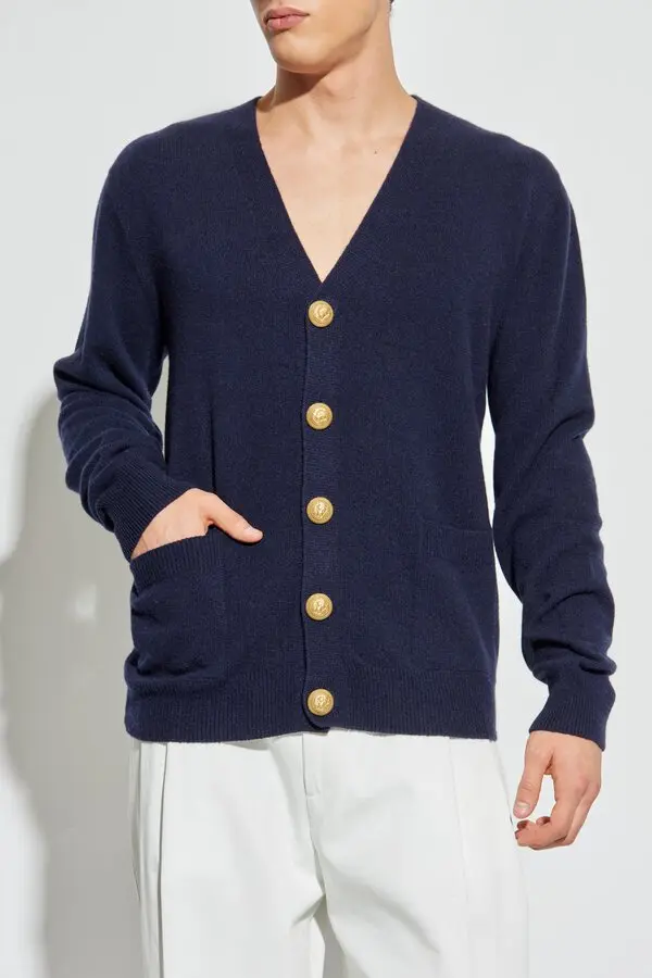 Balmain Cashmere And Wool Cardigan