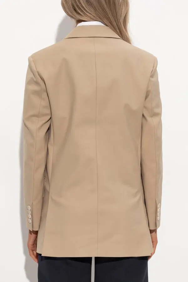 Max Mara Double-breasted "suez" Blazer - Beige