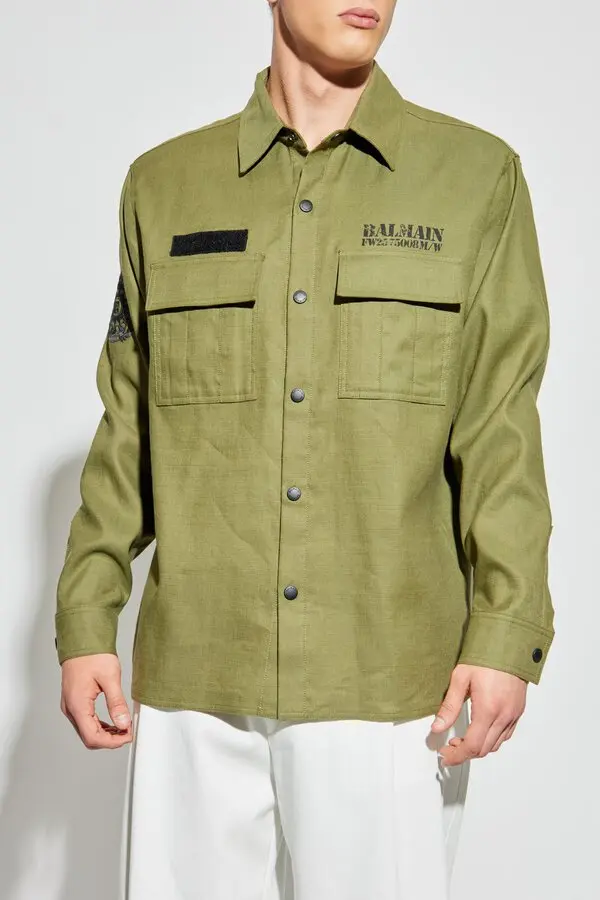 Balmain Shirt With Logo