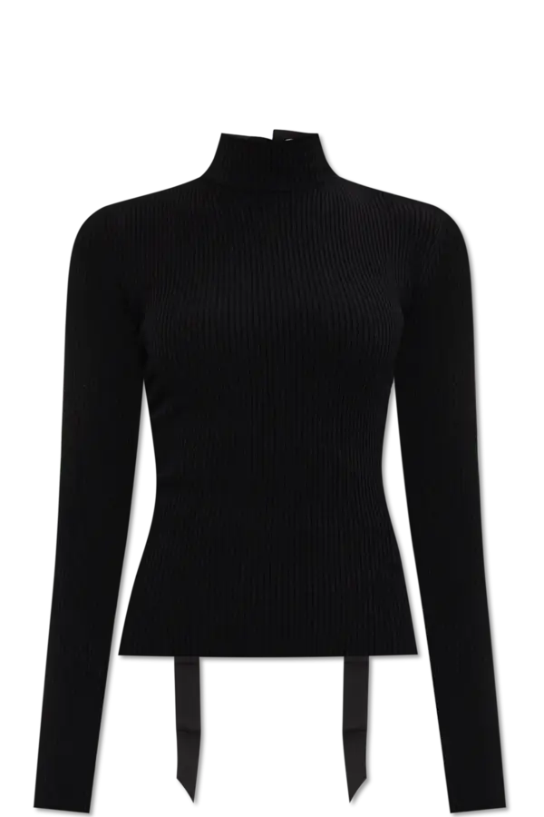 Balenciaga Top With Decorative Ribbon Interlacing