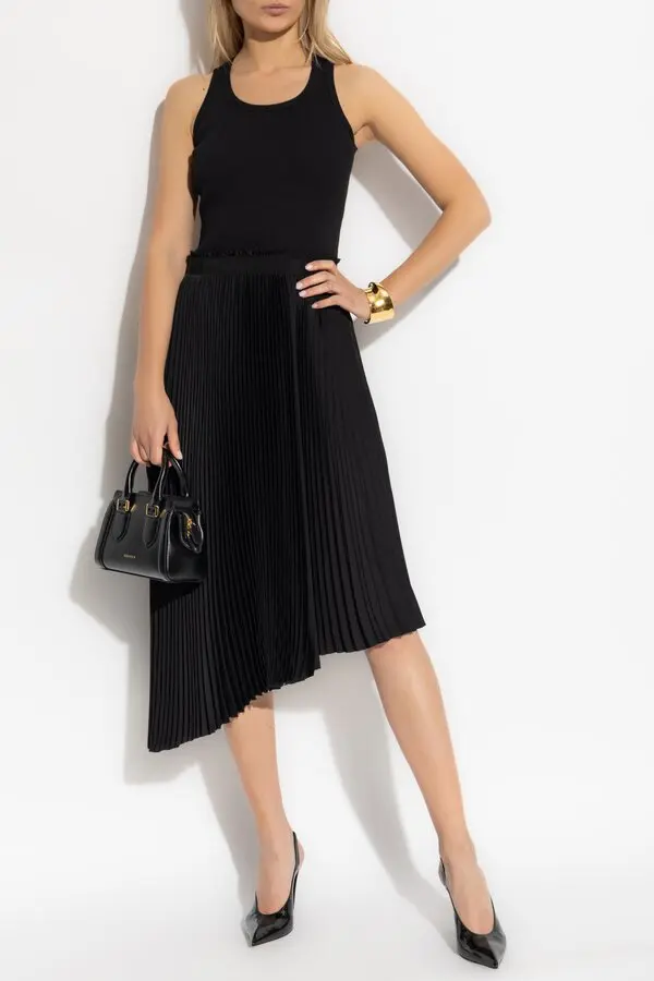Alexander McQueen Pleated Hem Dress