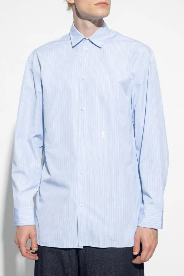 JIL SANDER Cotton Shirt With Logo
