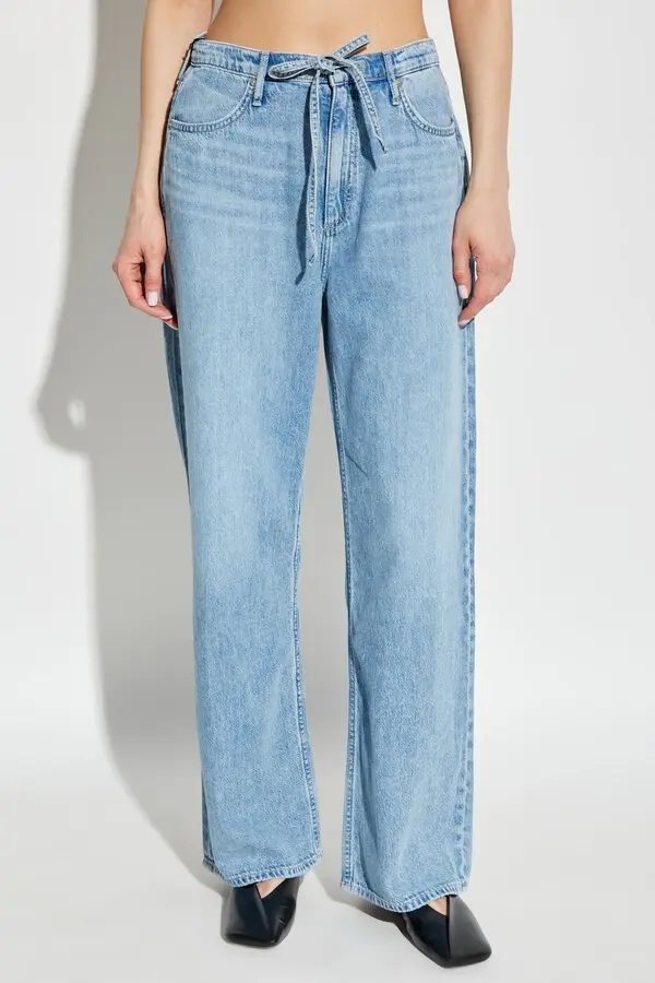 Rag & Bone Wide-leg Jeans With Belt