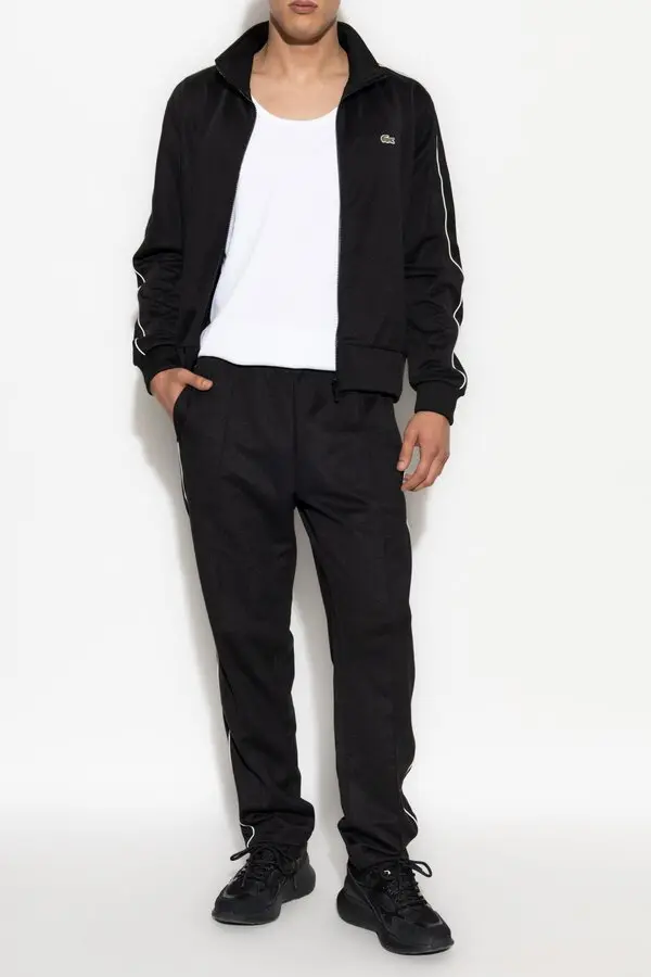 Lacoste Sweatpants With Logo - Black