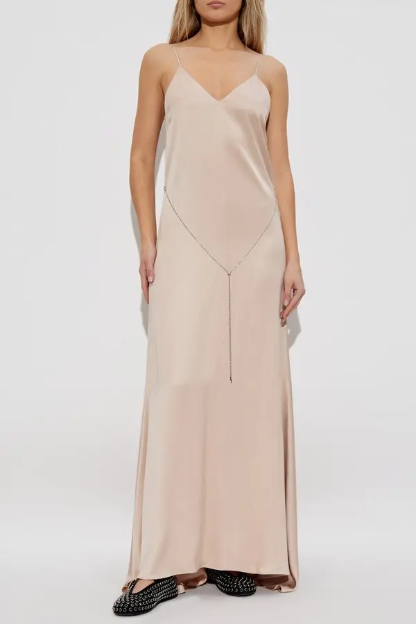 princess polly baby blue dress HJYCHN Elegant Satin Strapless Maxi Dress for Wedding Party and formal  Evening Events with Backless Bodycon Design Beige L main image 0